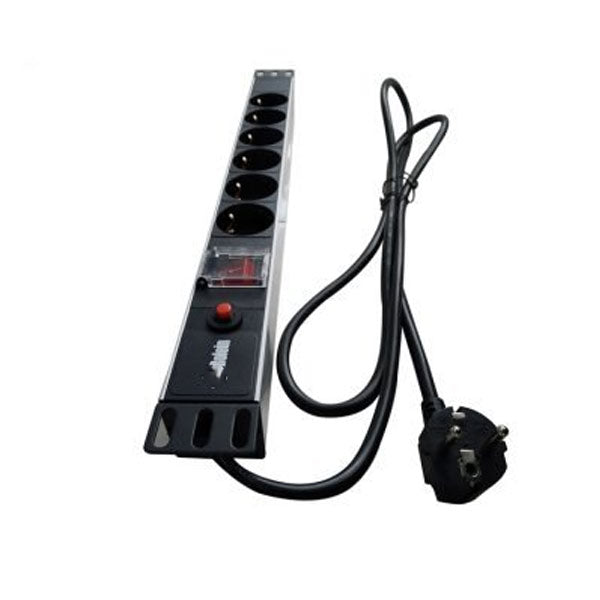 Data Center Rack Euro PDU 1U 19 Inch Power Distribution Unit, Euro Out ...