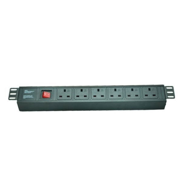 Switched Rack PDU 1.5U 19 Inch Power Distribution Unit, UK Output 6 Wa ...